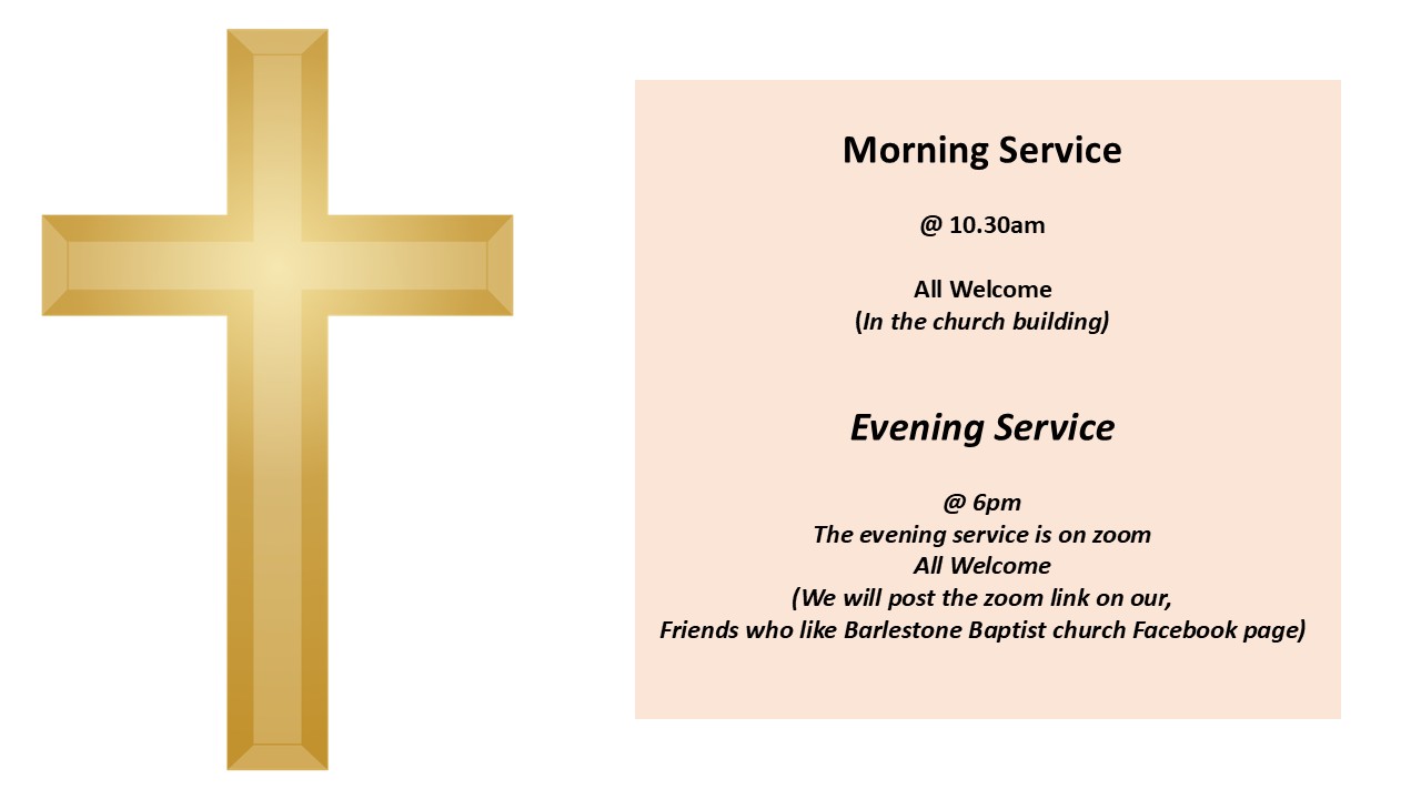 Sunday Services – Barlestone Baptist Church